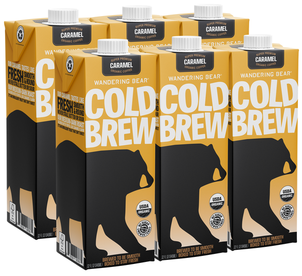Extra Strong Black Organic Cold Brew Cartons (32 oz)