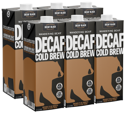 Decaf Black Cold Brew Cartons (32 oz)