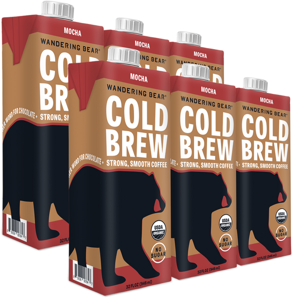 Extra Strong Black Organic Cold Brew Cartons (32 oz)